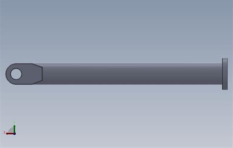 起落架操纵活塞 简单 SOLIDWORKS 2010 模型图纸免费下载 懒石网