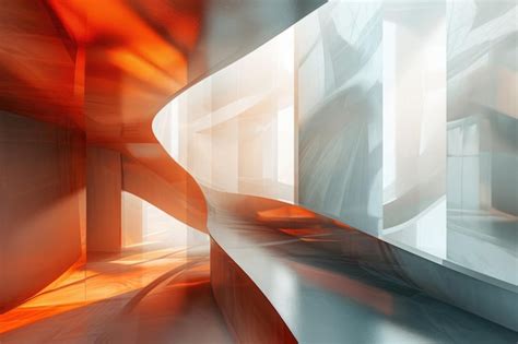 Premium Photo A Dimly Lit Room With A Window Captured In A Blurry Photo Revealing The Interior