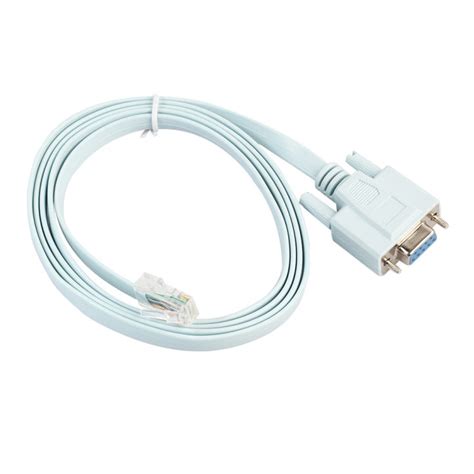 Ft Pin DB Serial RS To RJ Cat Ethernet Console Rollover Cable For Cisco Lazada Singapore