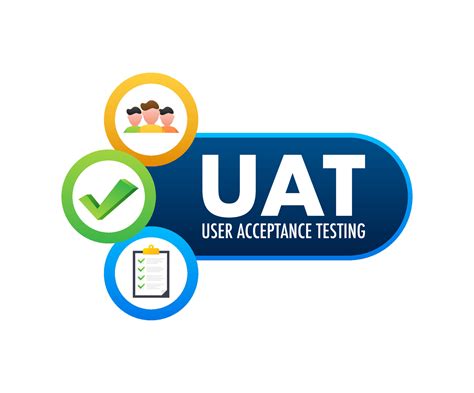 Uat User Acceptance Testing Software Testing Concept Development Quality Vector Stock