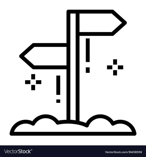 Direction Board Royalty Free Vector Image Vectorstock