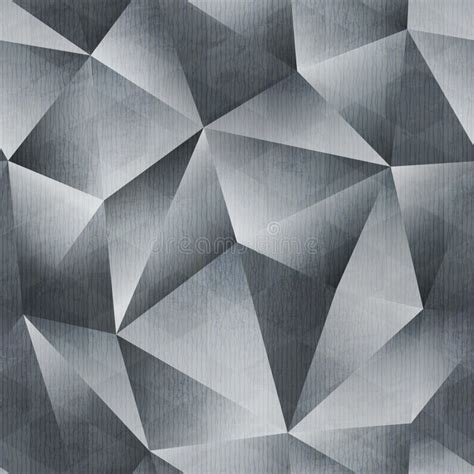 Monochrome Grunge Seamless Pattern Stock Vector Illustration Of