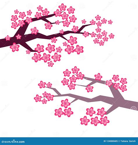 Sakura Stock Vector Illustration Of Lantern Festive 124080685
