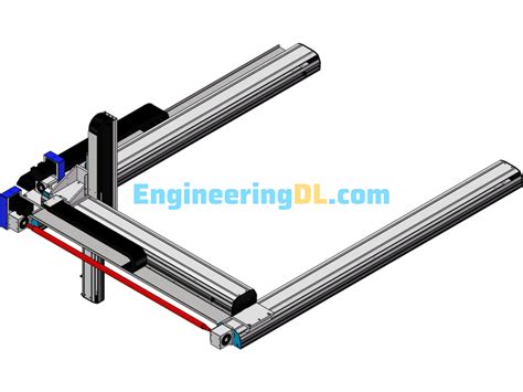 3 Axis Cartesian Coordinate Robot Solidworks 3d Exported