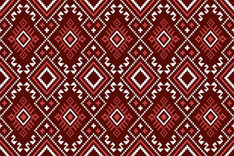 빨강 전통 민족 패턴 페이즐리 꽃 이카트 배경 추상 아즈텍 아프리카 인도네시아 인도 원활한 0명에 대한 스톡 벡터 아트 및 기타 이미지 0명 기하 도형 꽃 식물