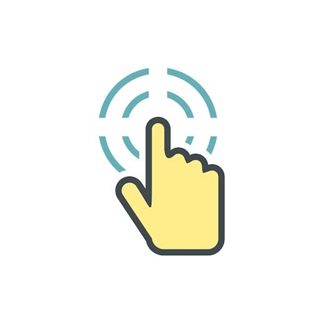 Premium Vector Cursor Icon In Flat Style Isolated On White Background