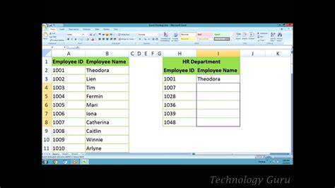 Ms Excel Tutorial Excel Vlookup For Beginners Youtube