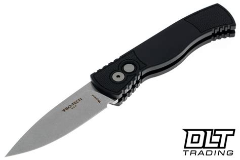 Pro Tech Tr 2 Black Handle Stonewashed Magnacut Blade Dlt Trading