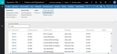 Create Alert Rules With One Click In Dynamics 365 Finance Dhrp