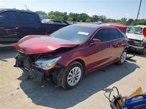 TOYOTA CAMRY LE For Sale KY LOUISVILLE Thu Apr Used Repairable Salvage
