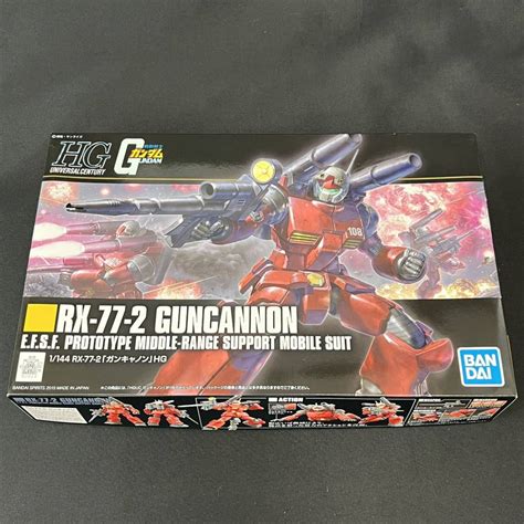 Yahooオークション 【内袋未開封】rx 77 2 ガンキャノン Hg バンダ