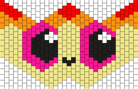 Blossom Mask Bead Pattern Peyote Bead Patterns Characters Bead Patterns