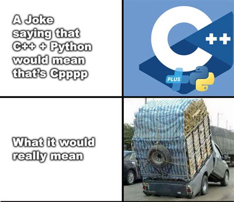 Cpppluspythonjokevsreality 9gag