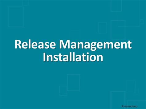 Release Management With Tfs 2013 Ppt