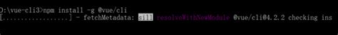 安装 Vue Cli 个人文章 Segmentfault 思否