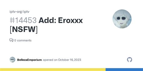 Add Eroxxx Nsfw · Issue 14453 · Iptv Orgiptv · Github