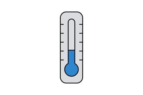 Christmas Icon Lineal Color Thermometer Graphic By Ras Creative Fabrica
