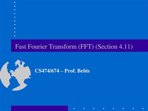 PPT Fast Fourier Transform FFT Section PowerPoint Presentation ID
