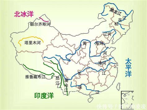 中国七大水系 随意云