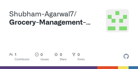 Github Shubham Agarwal Grocery Management System