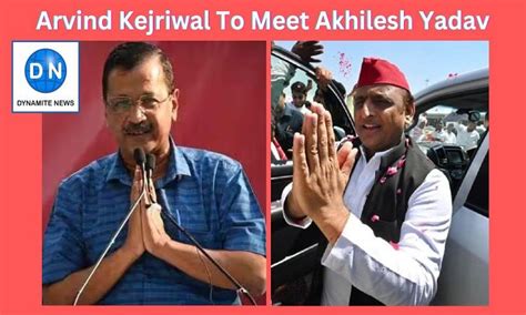 Sp Chief Akhilesh Yadav And Delhi Cm Arvind Kejriwal