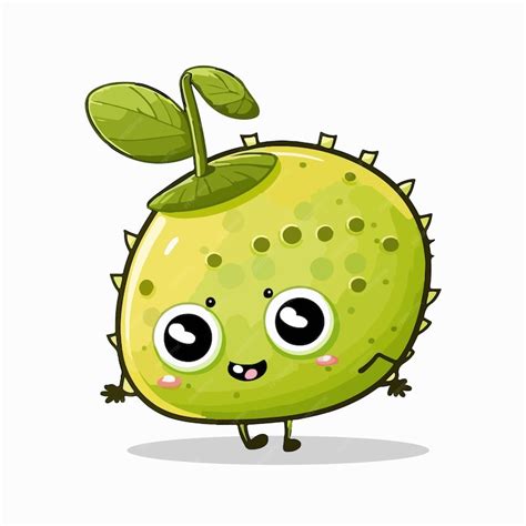 Premium Vector Vector Cute Honeydew Cartoon Style