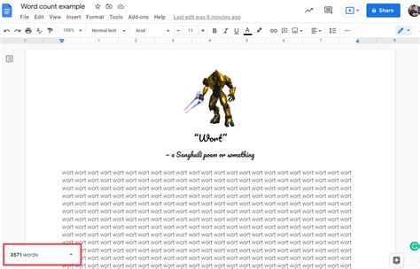 How To Check Your Word Count In Google Docs Android Authority