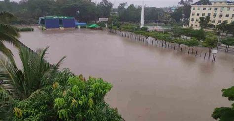 ကရင်ပြည်နယ် မြဝတီမြို့တွင်းမှာ ရေကြီး