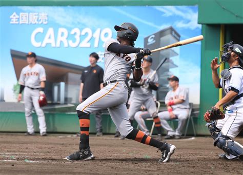 【巨人】 ブリンソンが2軍合流後初ホームランイースタン・リーグ スポーツ報知