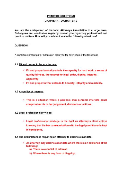 Practice Questions Question And Answers Practice Questions Chapter 1 To Chapter 3 You Are
