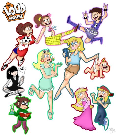 Loud House Gals By Gem Jewelz On Deviantart