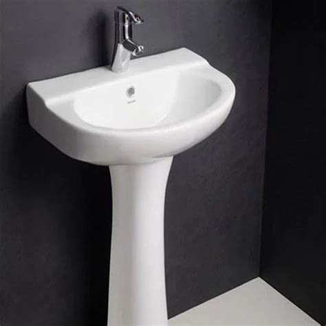 Ceramic Plain Hindware Mario Full Pedestal Wash Basin At 5380 Piece
