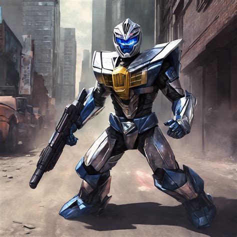 Power Rangers Time Force Transformers Crossover Fanart