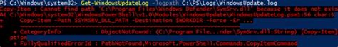 How To View And Parse Windowsupdatelog On Windows 10 Windows Server