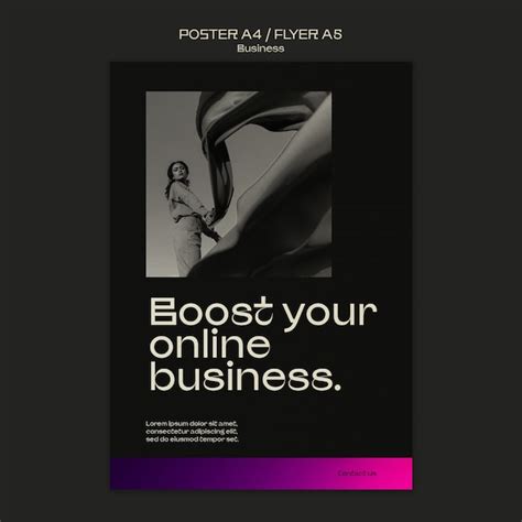 Free Psd Gradient Business Template