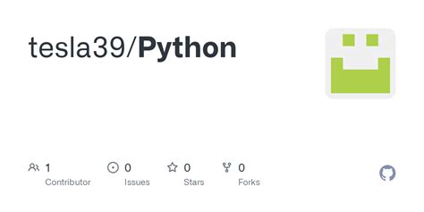 Github Tesla39python