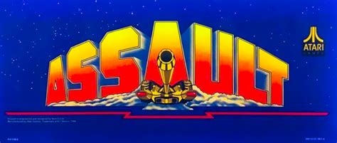 Assault Arcade Video Game By Atari Games Corp 1988