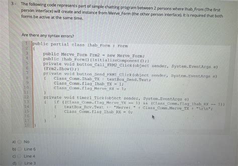 The Following Code Represents Part Of Simple Chegg