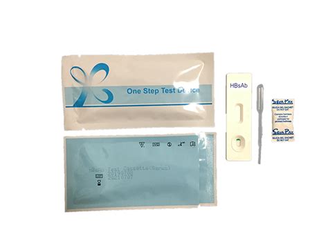 Hepatitis B Surface Antibody Hbsab One Step Test Device