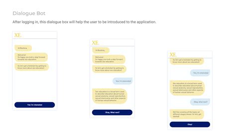 Xe The Sex Ed App On Behance