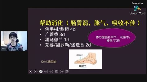 中医芳疗五 脾胃系统与精油配方 Youtube