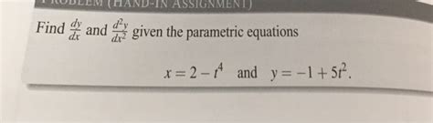 solved problem hand in assignment find the point slope