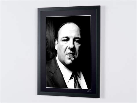 The Sopranos James Gandolfini As Tony Soprano Fine Art