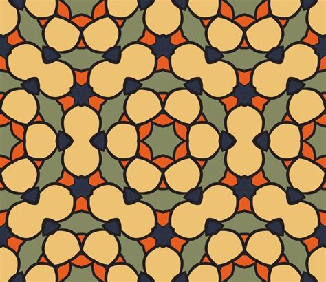 Premium Vector Abstract Colorful Doodle Flower Seamless Pattern