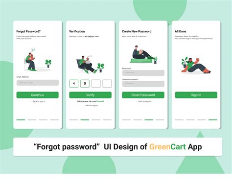 A Simple Ui Design For The Forgot Password Screen By Jannatun Nayeem