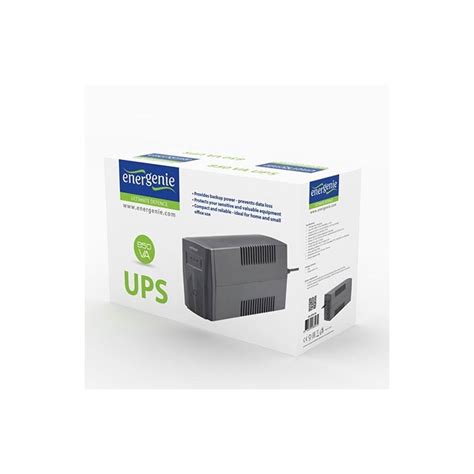 UPS GEMBIRD EG UPS B650 650 VA 390W 2x Shuko Out Surge Protection