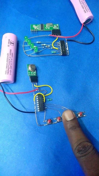Encoder And Decoder Ic Circuit Ht12e And Ht12d Ic Electronic Digital Circuit Youtube