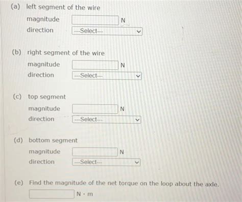Solved A Current Carrying Rectangular Wire Loop With Width Chegg