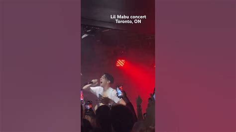 Lil Mabu Concert In Toronto🇨🇦 Rap Hiphop Rapper Trending Lilmabu