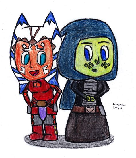 Chibi Ahsoka Tano And Barriss Offee By Drchrisman On Deviantart